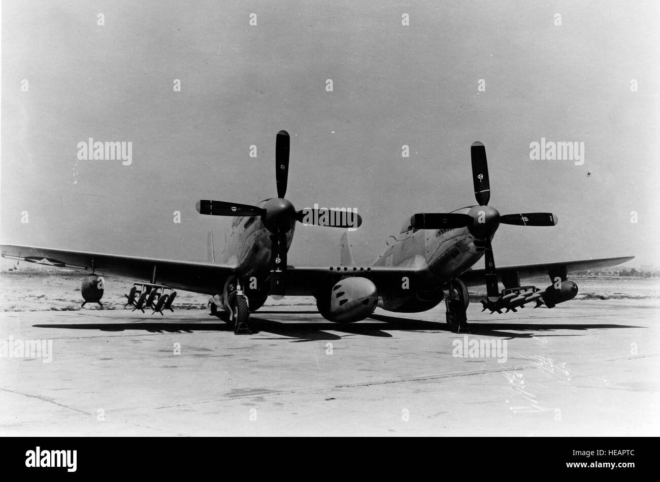 North American F-82B. (U.S. Air Force photo Stock Photo - Alamy