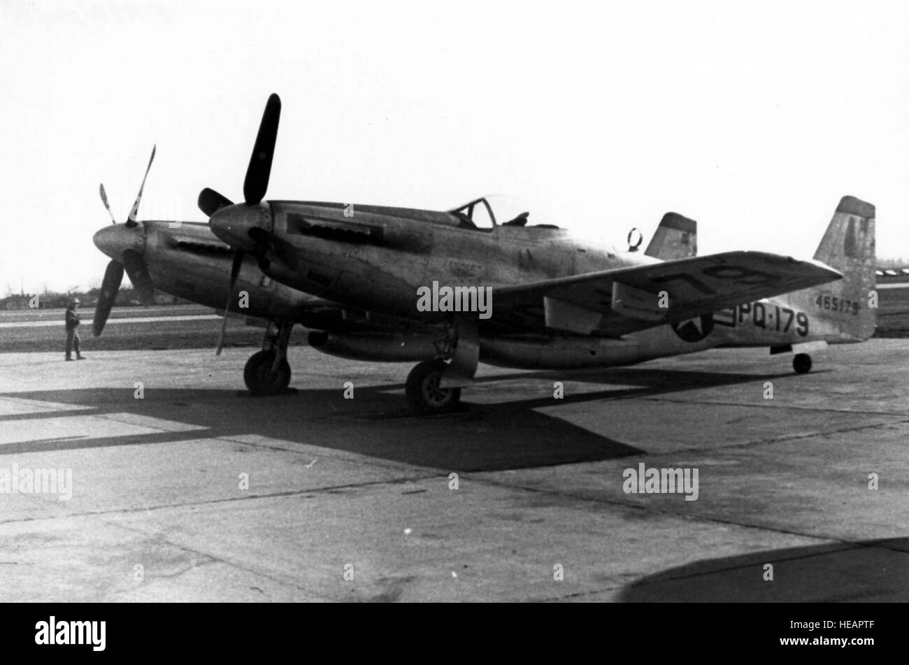 North American F-82B. (U.S. Air Force photo Stock Photo - Alamy