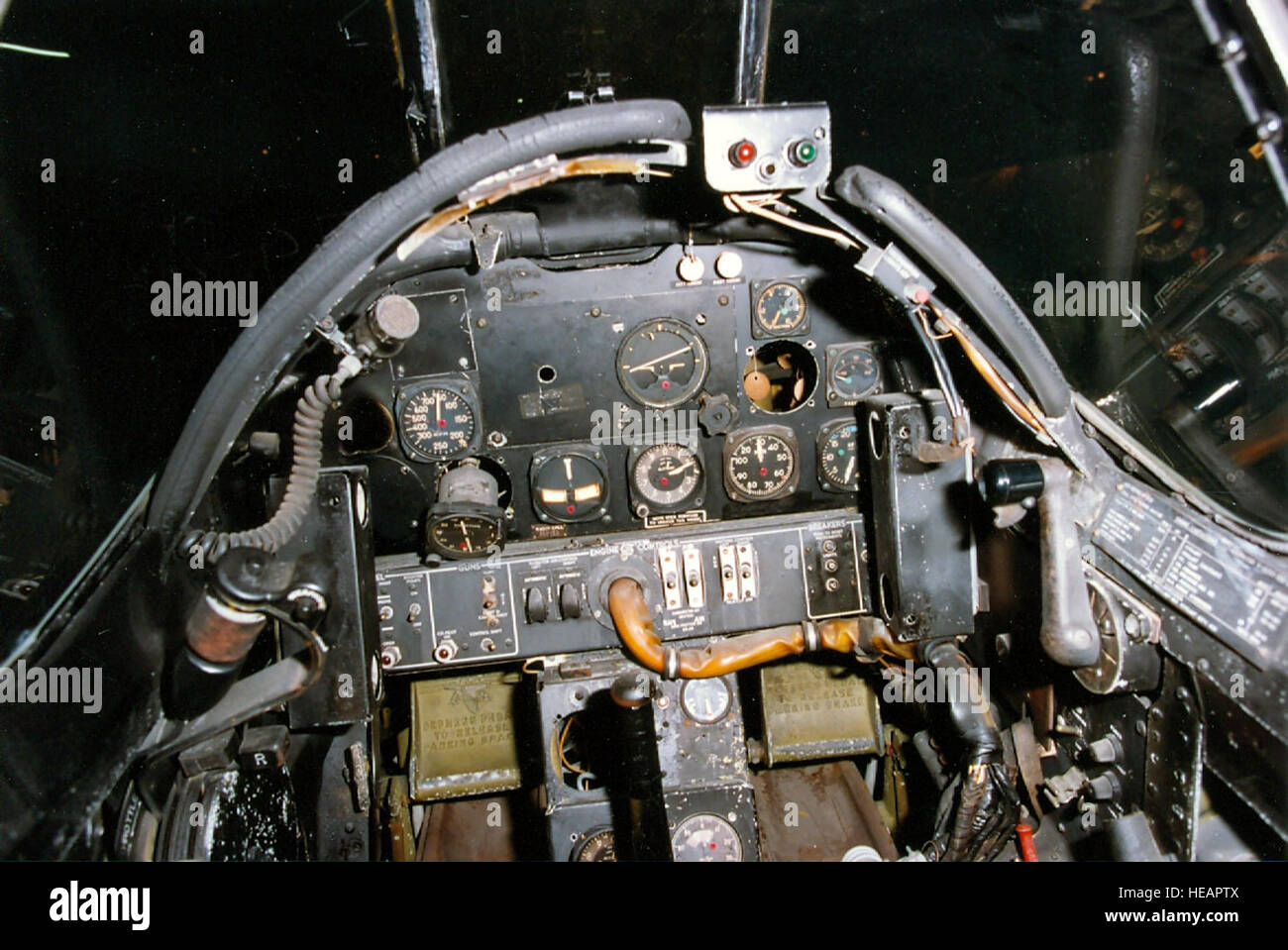DAYTON, Ohio -- North American F-82B right cockpit at the National ...