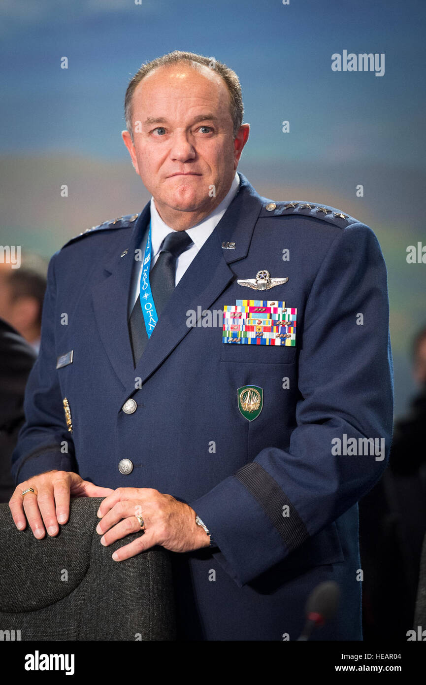 Gen. Phil Breedlove, Supreme Allied Commander Europe, waits for the ...