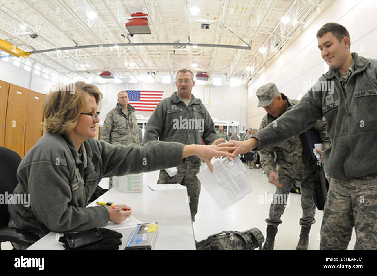 Master Sgt. Teresa Terry of the 119th Logistics Readiness Squadron ...