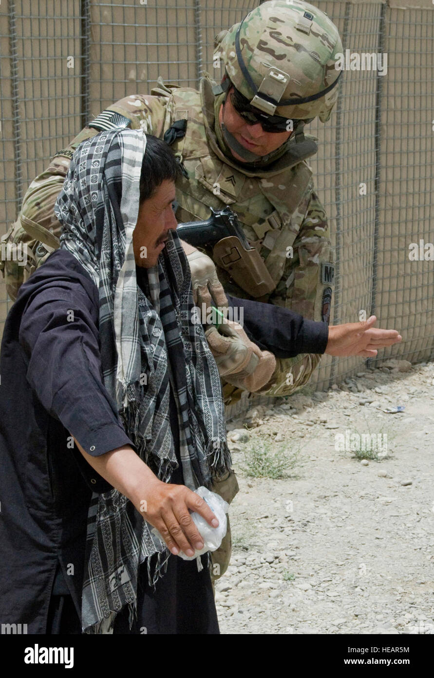 Cpl. Michael Edmonston, training advisor, NATO Training Mission ...