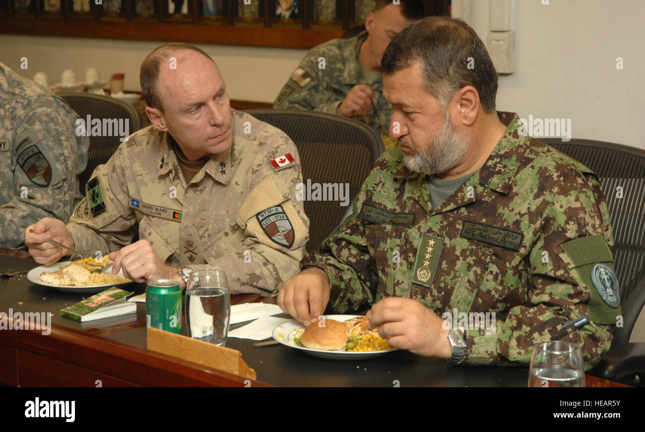 KABUL, Camp Eggers (March 31) -- Gen. Bismillah Mohammadi, Chief of ...