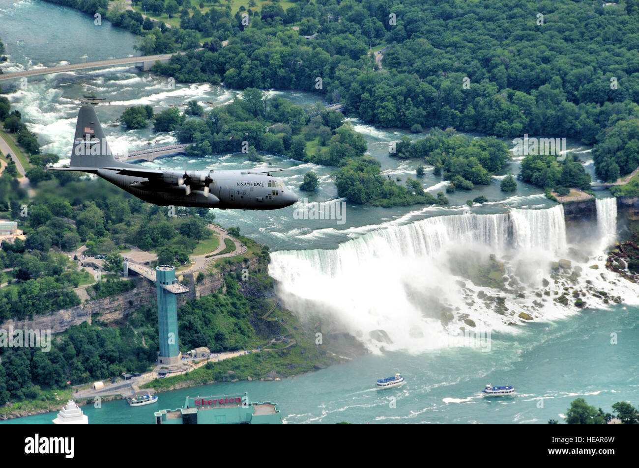 Niagara Falls Air Force Reserve and National Guard C-130’s exercise ...