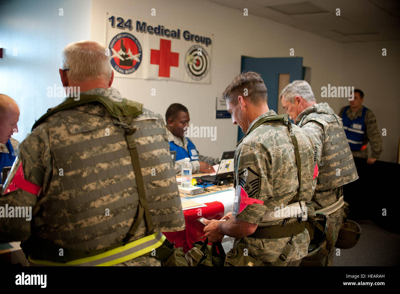 Airmen process through the Personnel Deployment Function, which ...