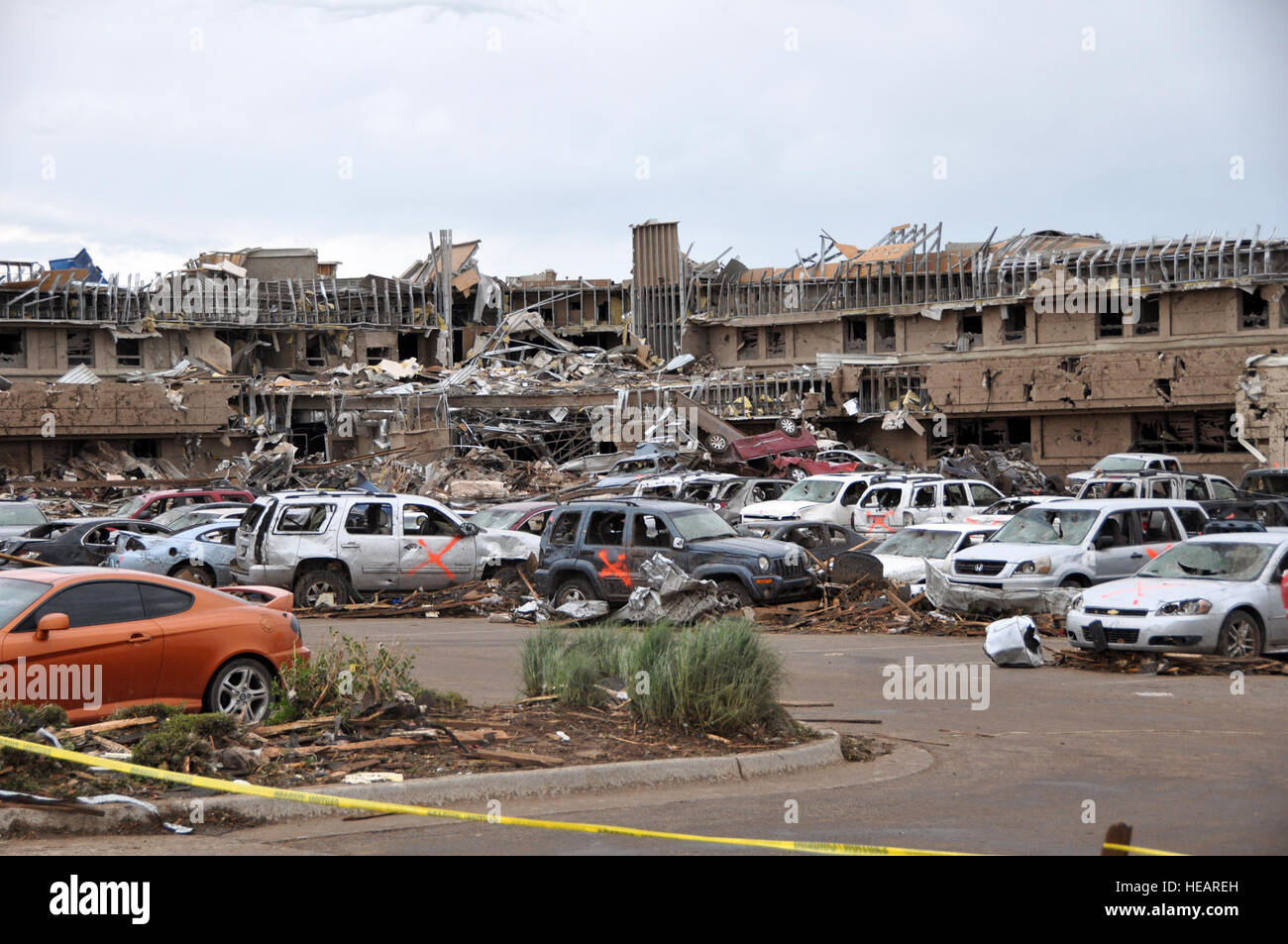 Moore Medical Center in Norman, Oklahoma, is severely damaged after a 1 ...