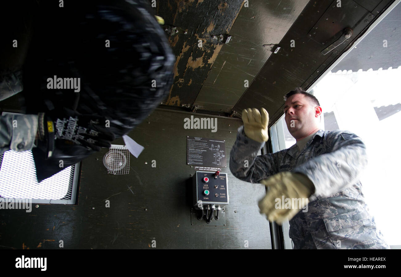 Technical Sgt. Chris Edwards, a flight engineer with the 552 Training ...