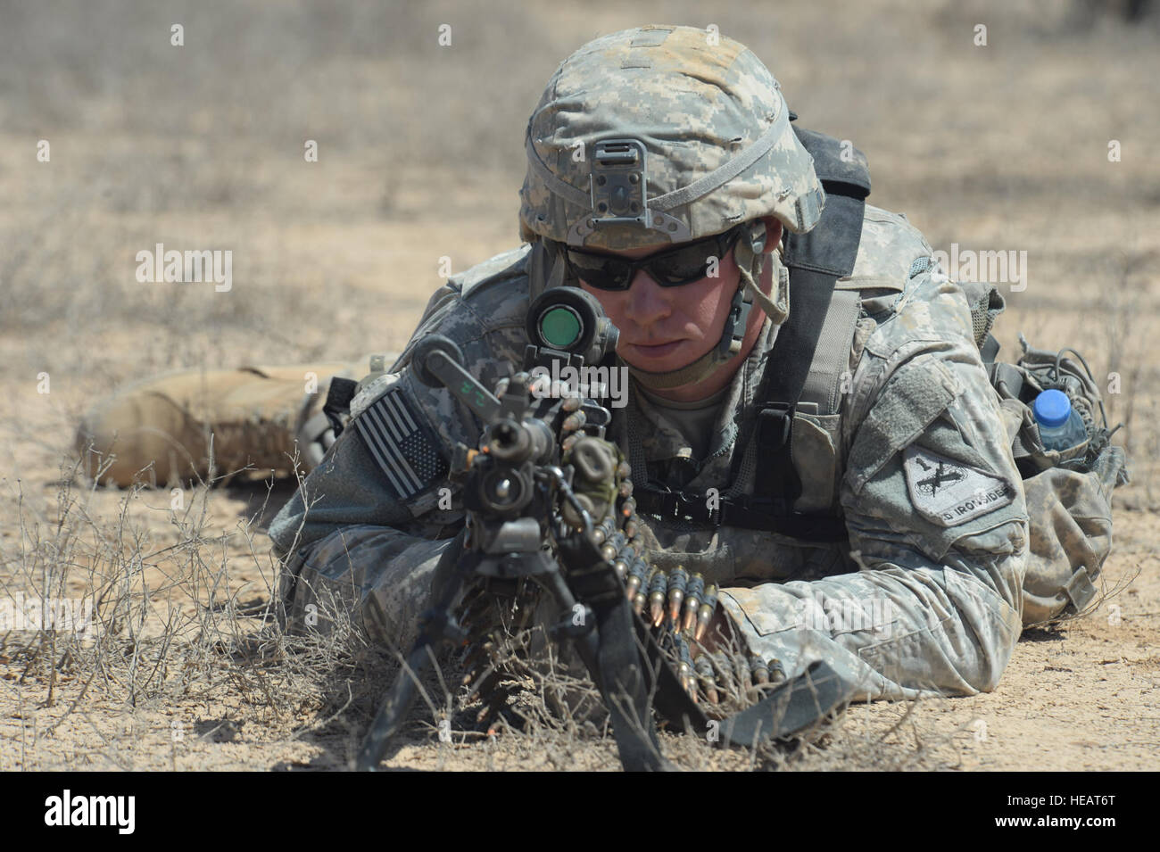 Soldier prone position hi-res stock photography and images - Alamy