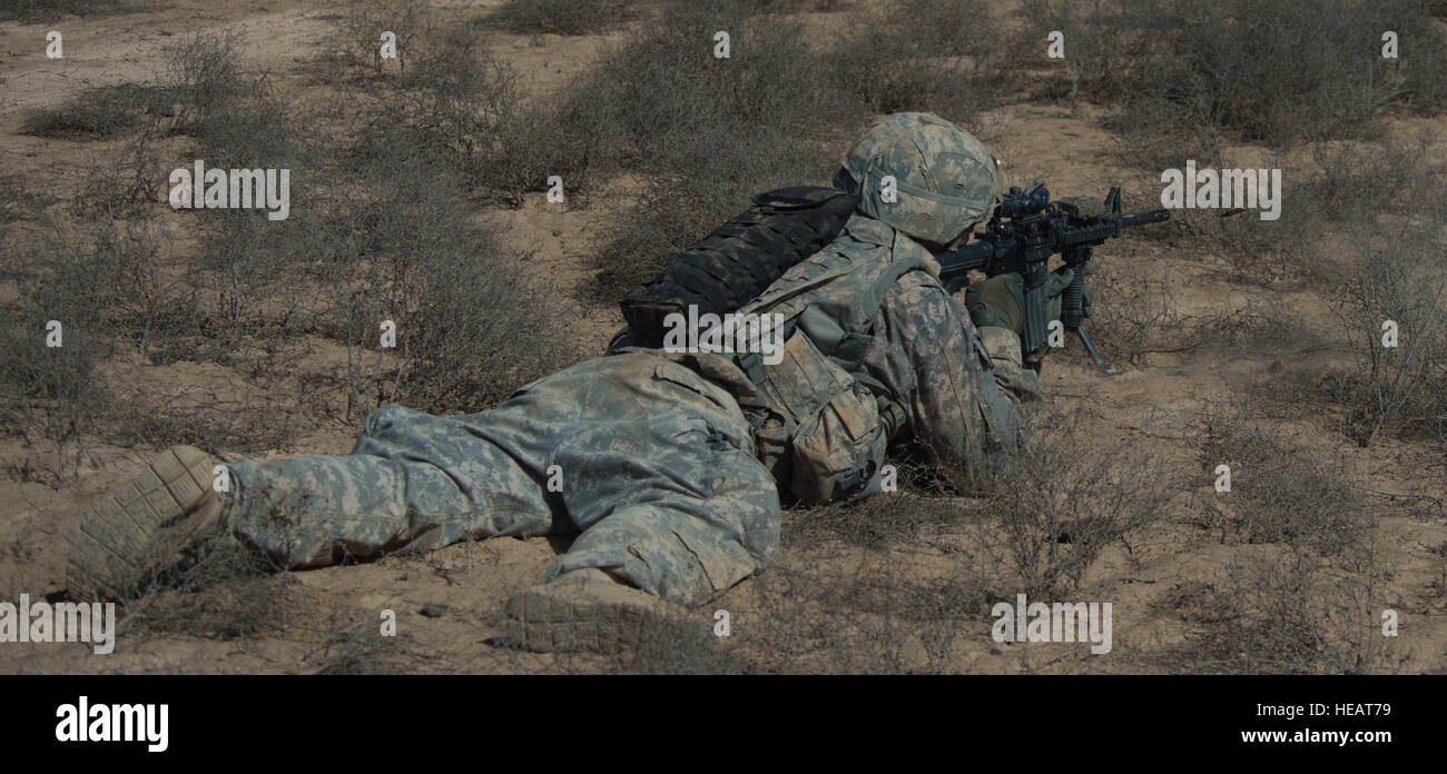 A Soldier from Alpha Company, 1st Armored Battalion, 77th Armored ...