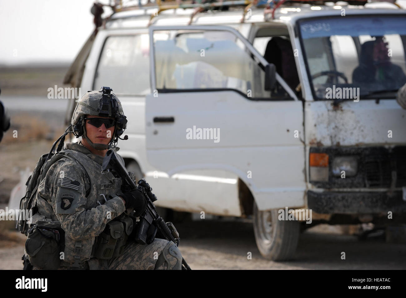 U.S. Army Staff Sgt. Benjamin B. Marshall with Bear Troop, 8th Squadron ...