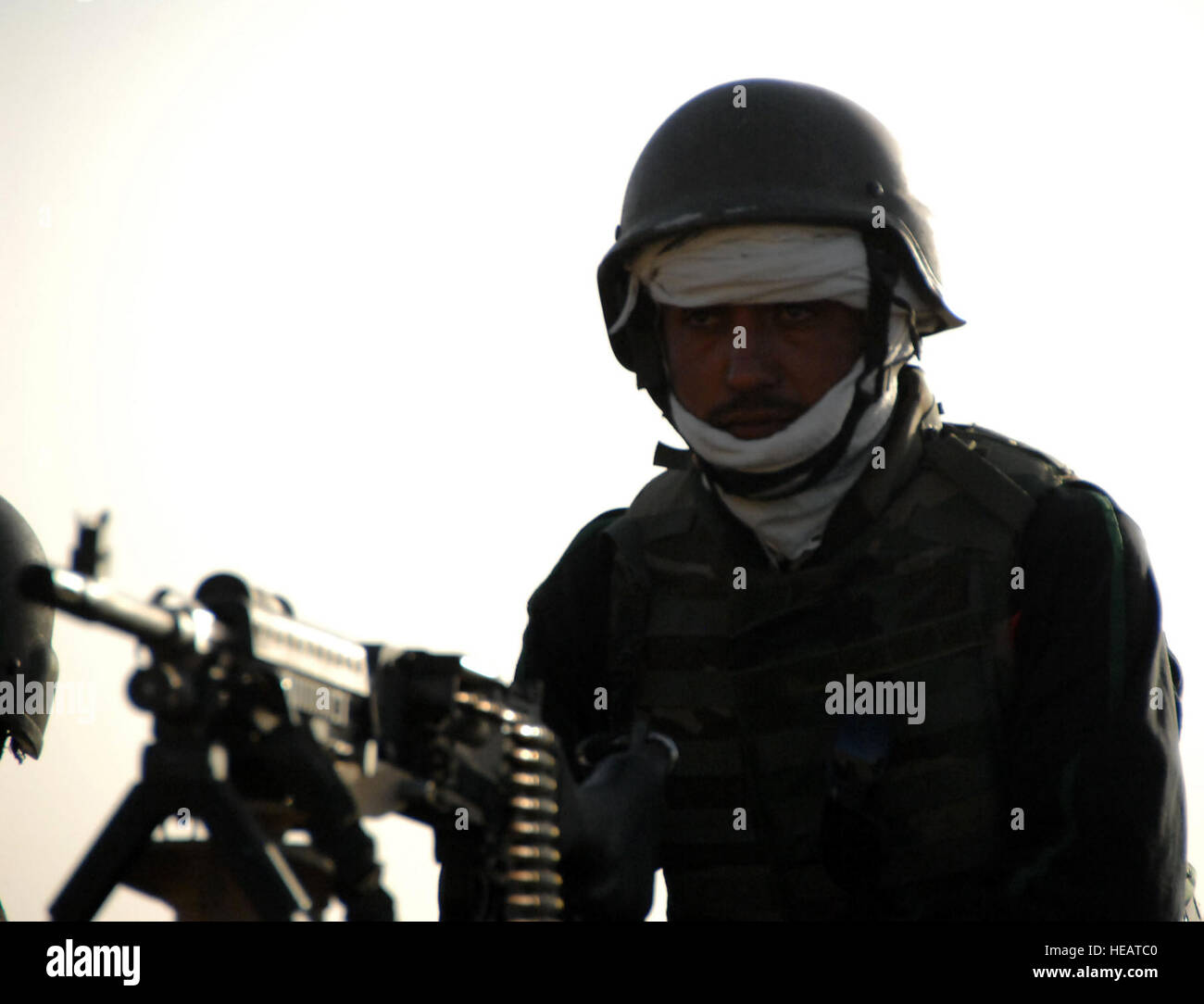 An Operational Detachment Alpha Team prepares to roll out for a Medical ...