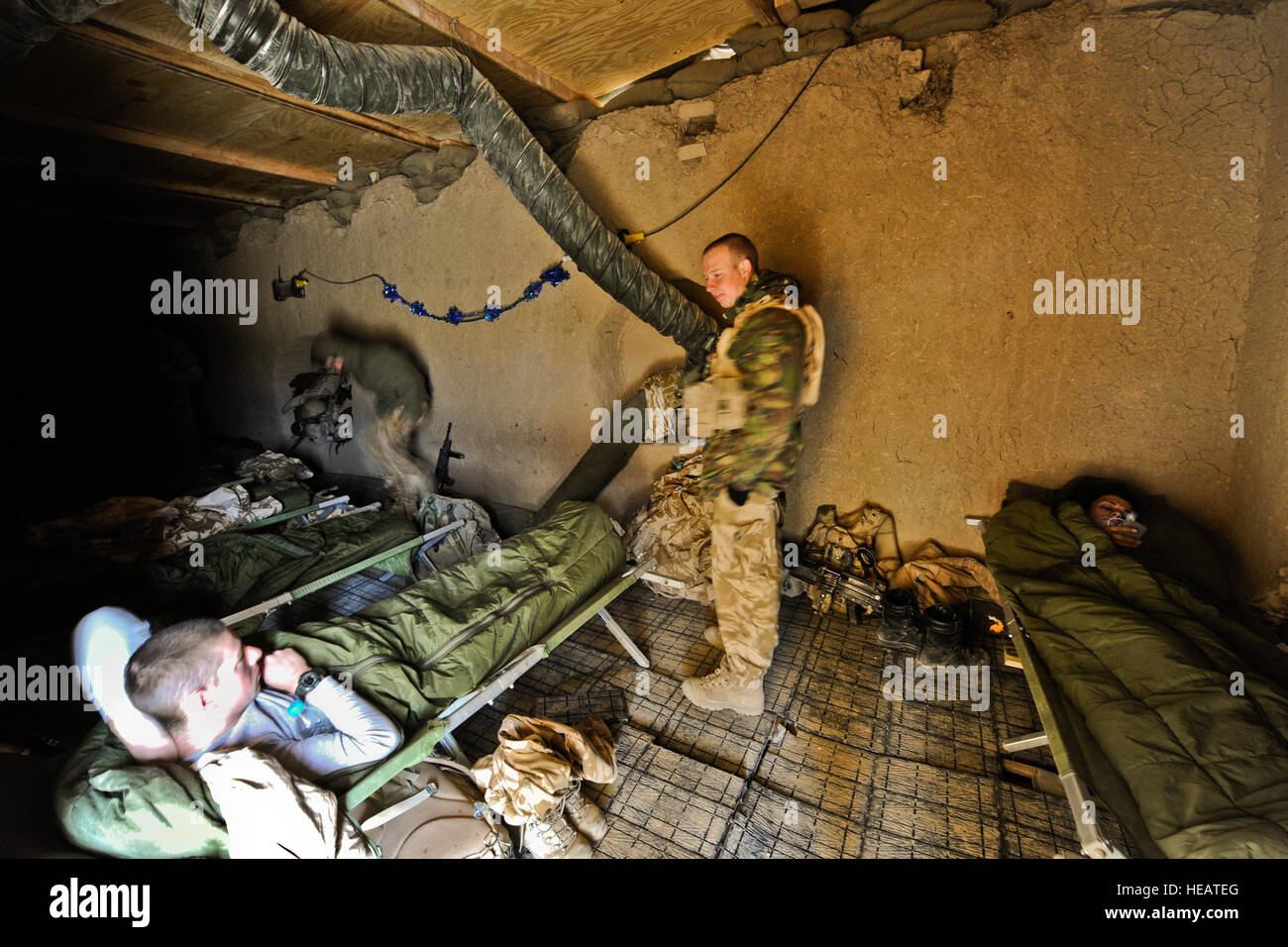 Soldiers from B Flight, 27 Squadron, Royal Air Force Regiment visit ...