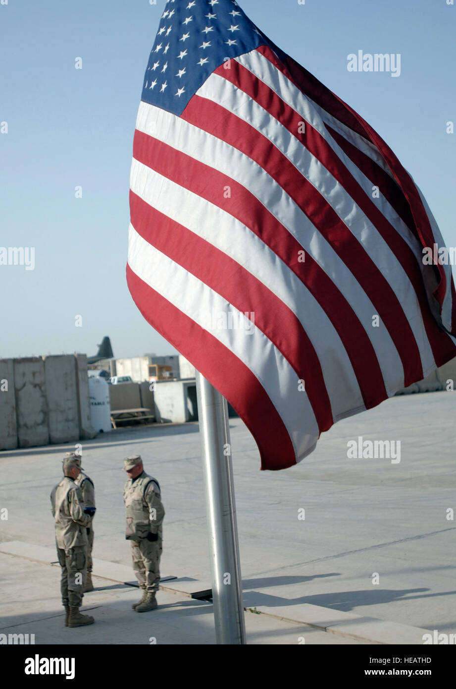 Baghdad, Iraq -- Staff Sgts. Andrew Keller and Jody Nitz and Maj ...