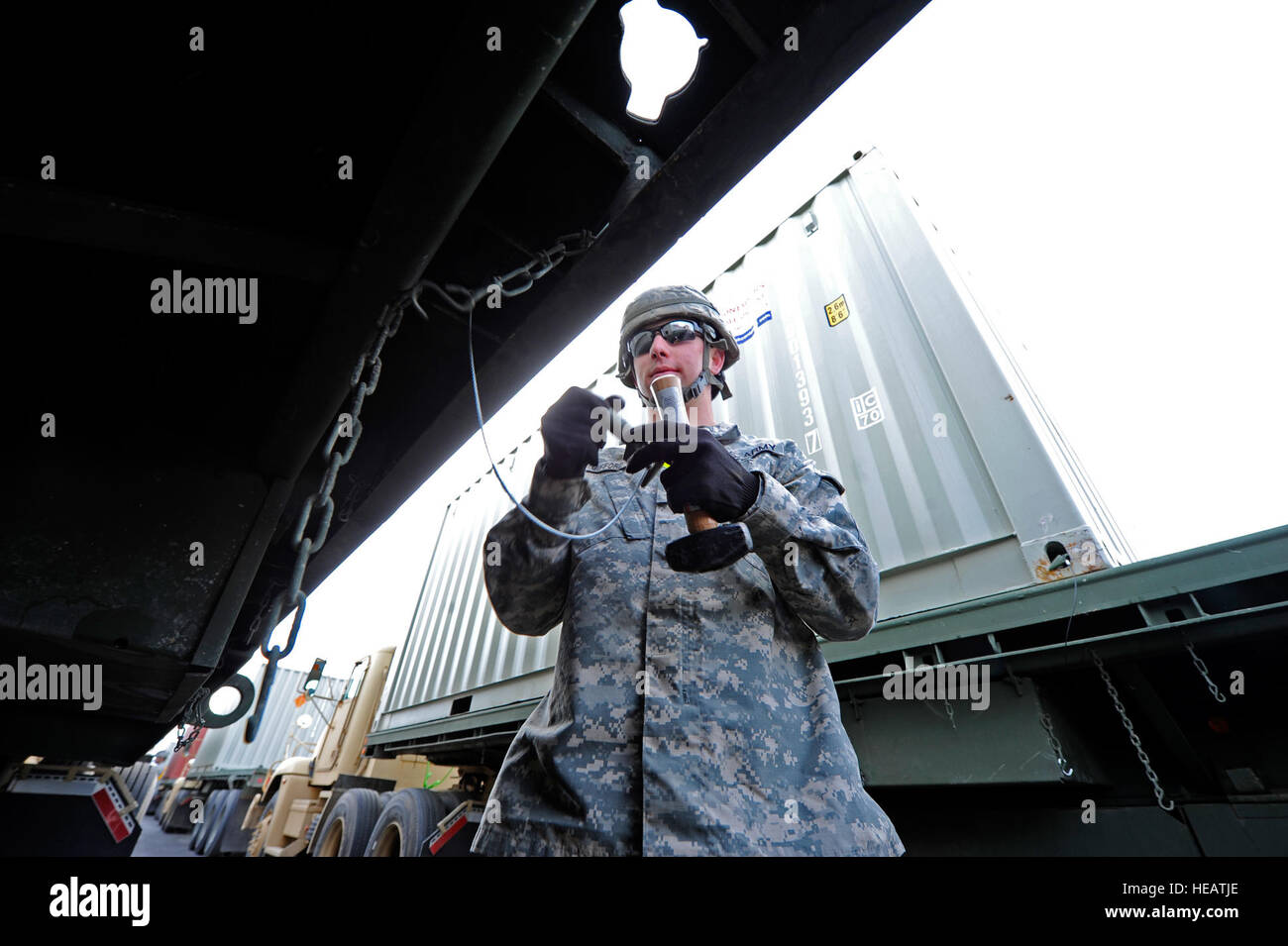 Army Spc. Tyler Gifford, 109th Transportation Company, Joint Base ...