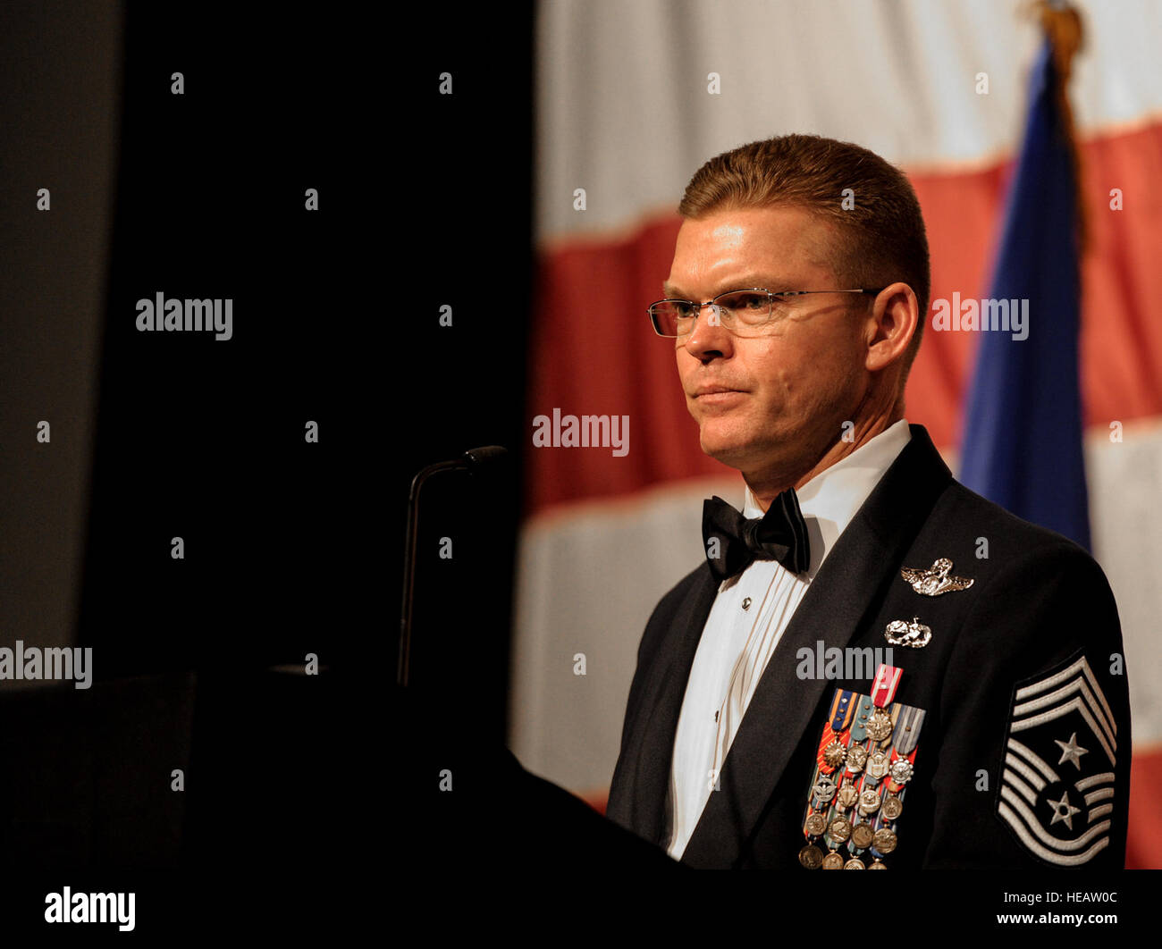 U.S. Air Force Chief Master Sgt. William Turner, command chief of Air ...