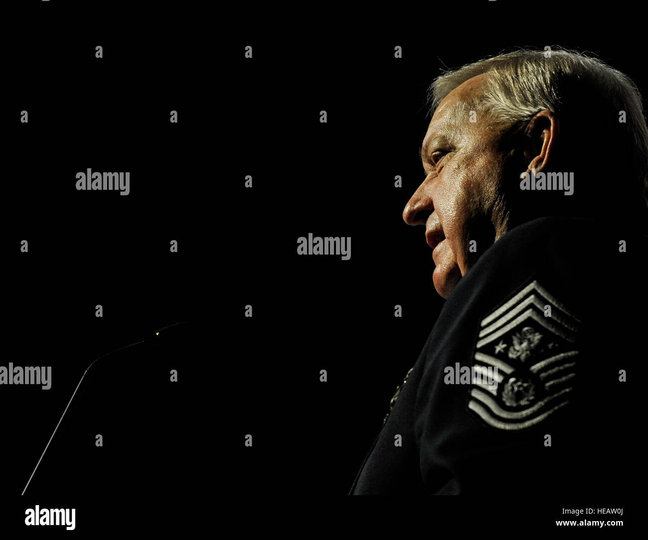 Retired Chief Master Sgt. of the Air Force (No. 9) James Binnicker ...