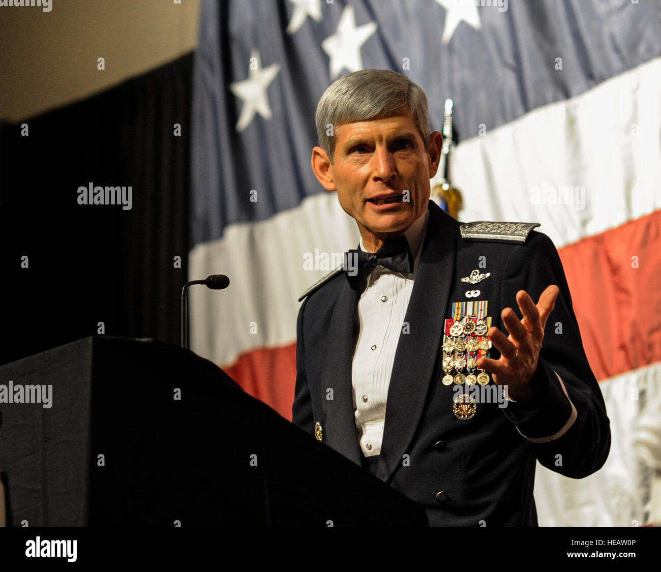 Retired U.S. Air Force Gen. Norton Schwartz speaks during his Order of ...