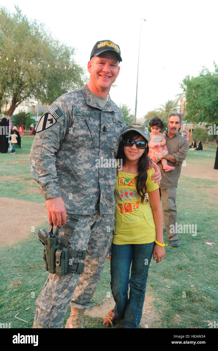 U.S. Army Command Sgt. Maj. Michael Hatfield of Gatesville, Texas, with ...