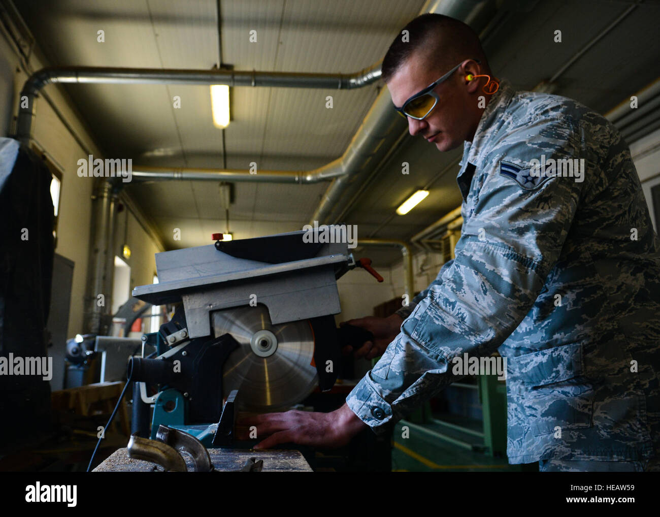 U.S. Air Force Airman 1st Class Adam Cook, 31st Civil Engineer Squadron ...