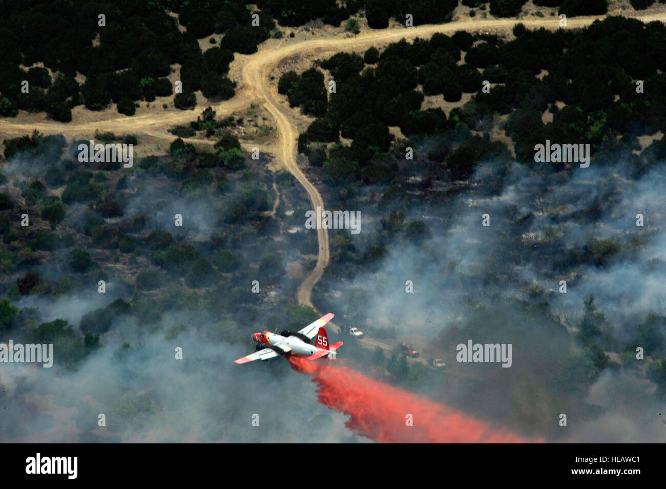 Wildfires burn in various locations across Texas, April 19, 2011. The U ...