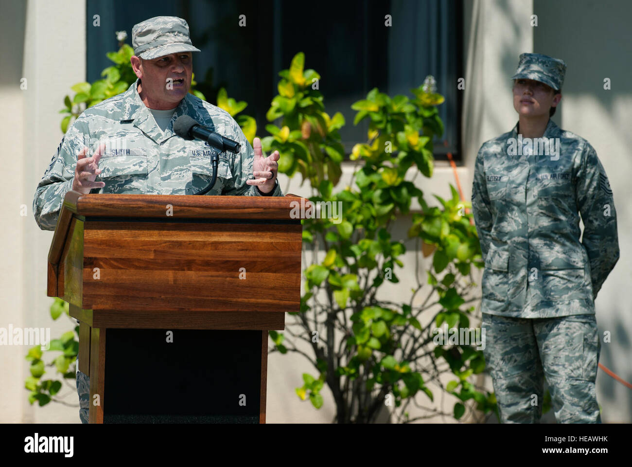 Chief master sergeant of the air force james binnicker hi-res stock ...