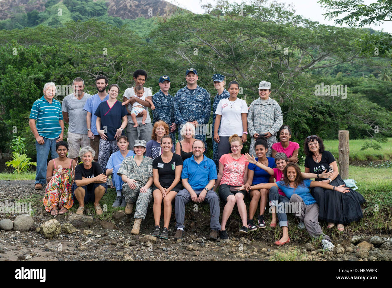 Pacific Partnership 2015 in Savusavu, Fiji involved U.S. Army and Navy ...
