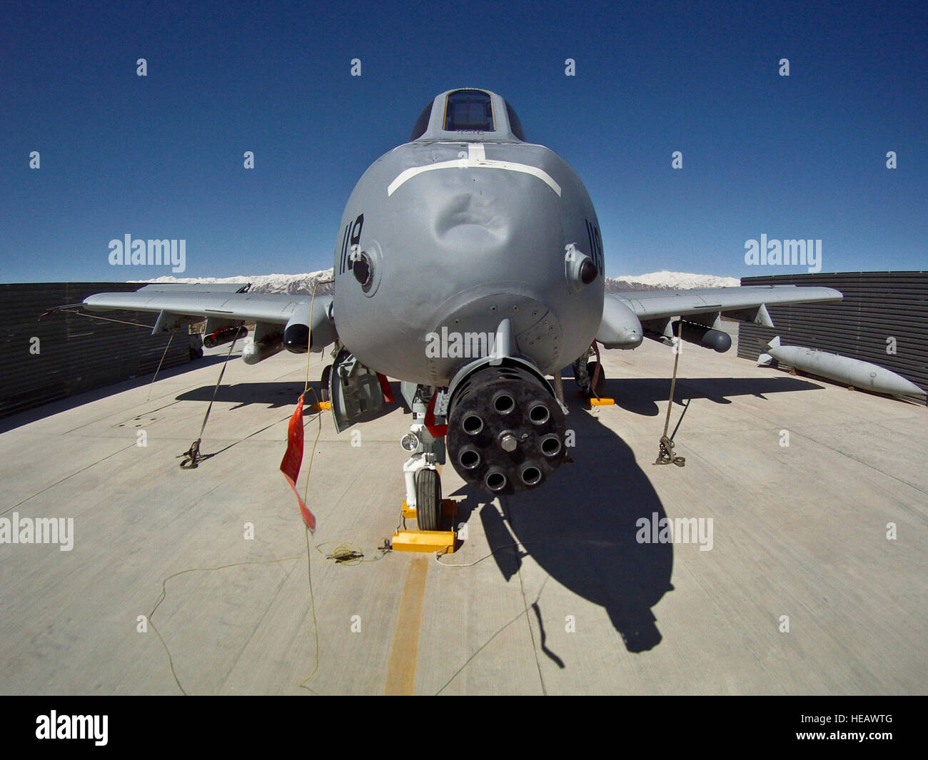 A U.S. Air Force A-10C Thunderbolt II from the 47th Expeditionary ...