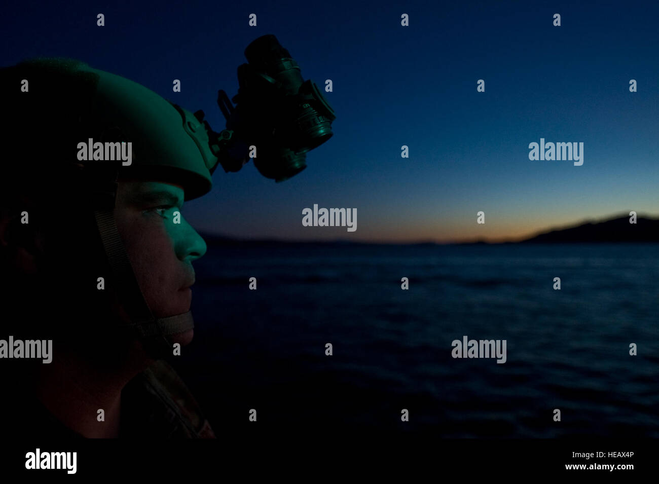 A U.S. Air Force independent duty medical technician, 58th Rescue ...