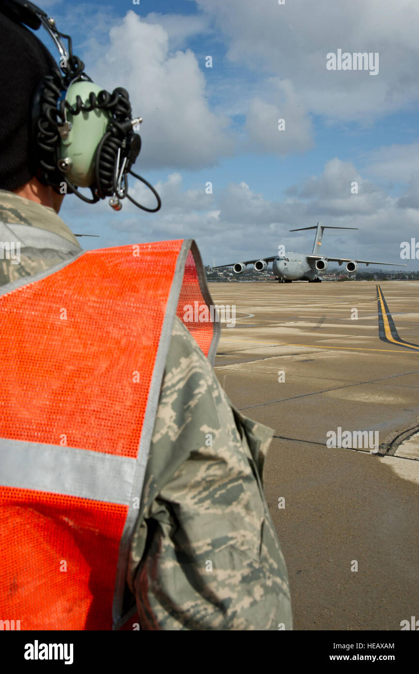 U.S. Air Force Staff Sgt. Bryan Segrist, 452nd Aircraft Maintenance ...