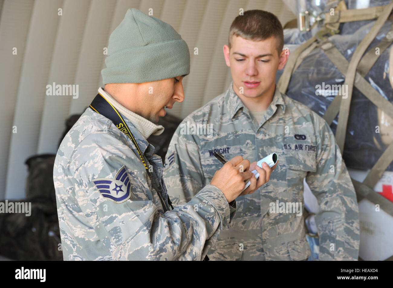 U.S. Air Force Staff Sgt. Joseph Araiza, combat photojournalist, 4th ...