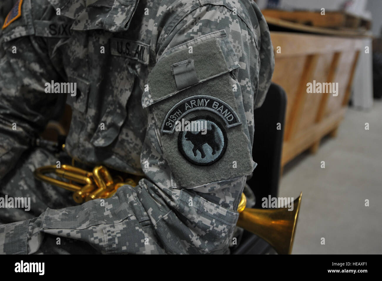 The 313th Army Band performs for Soldiers and Airmen during Exercise ...