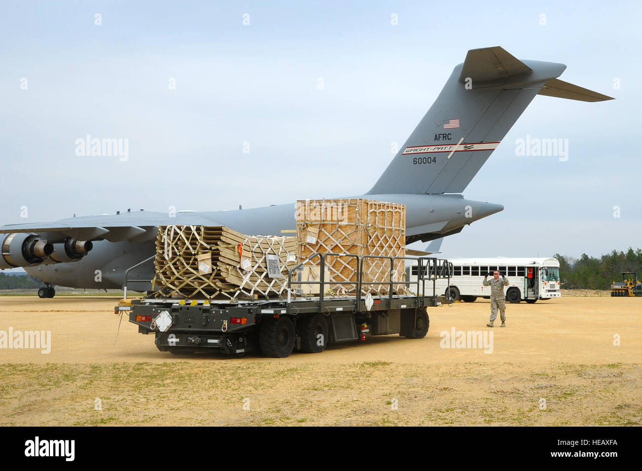 U.S. Air Force Staff Sgt. Chris Barnum, 30th Aerial Port Squadron ...