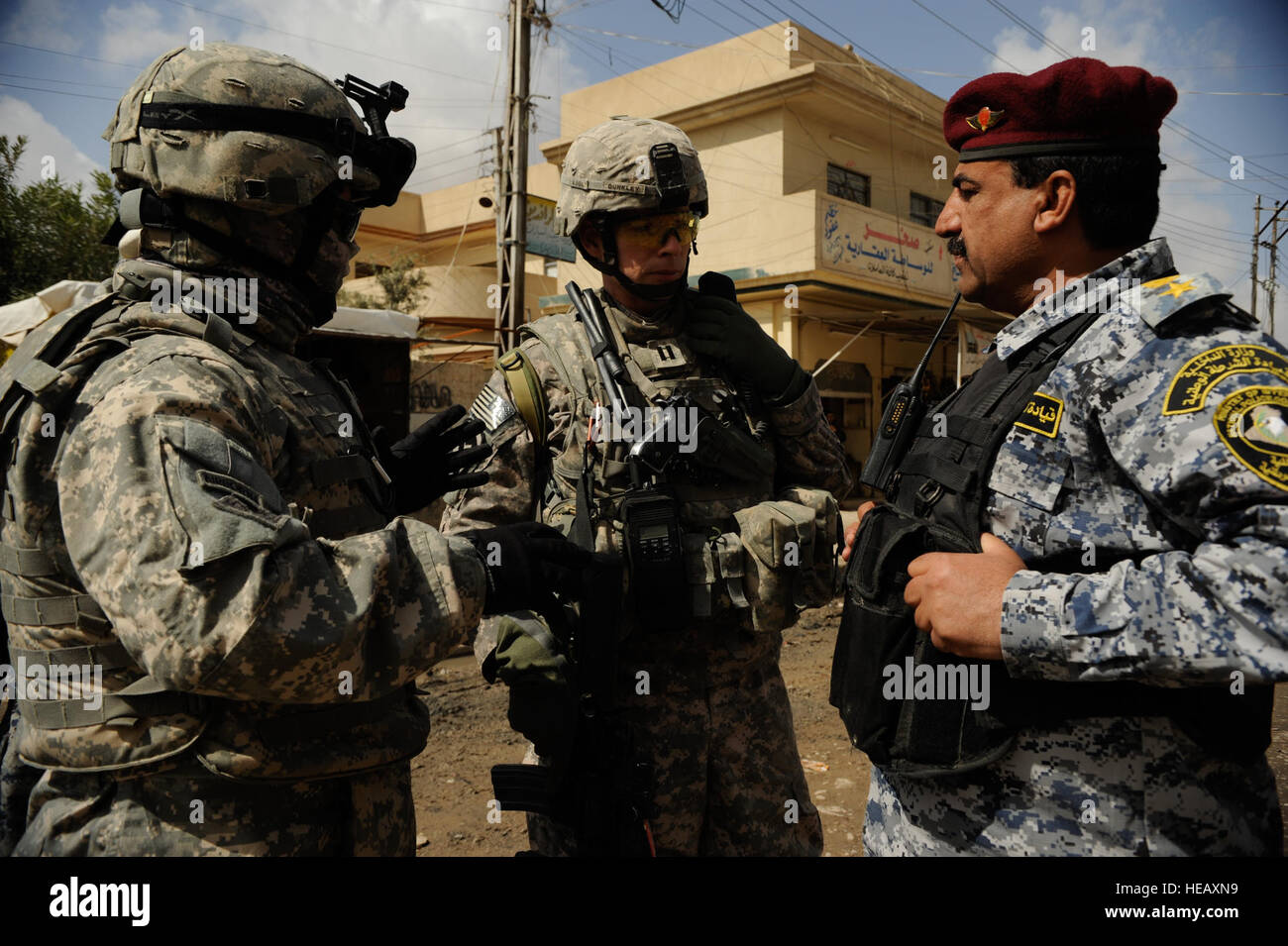 Iraqi police 1st lt from hi-res stock photography and images - Alamy