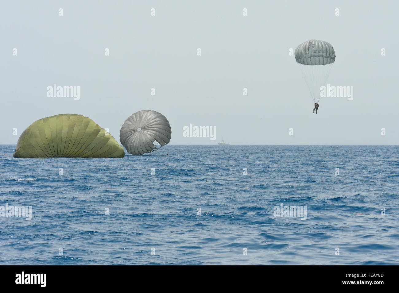 A U.S. Air Force pararescueman from the 82nd Expeditionary Rescue ...