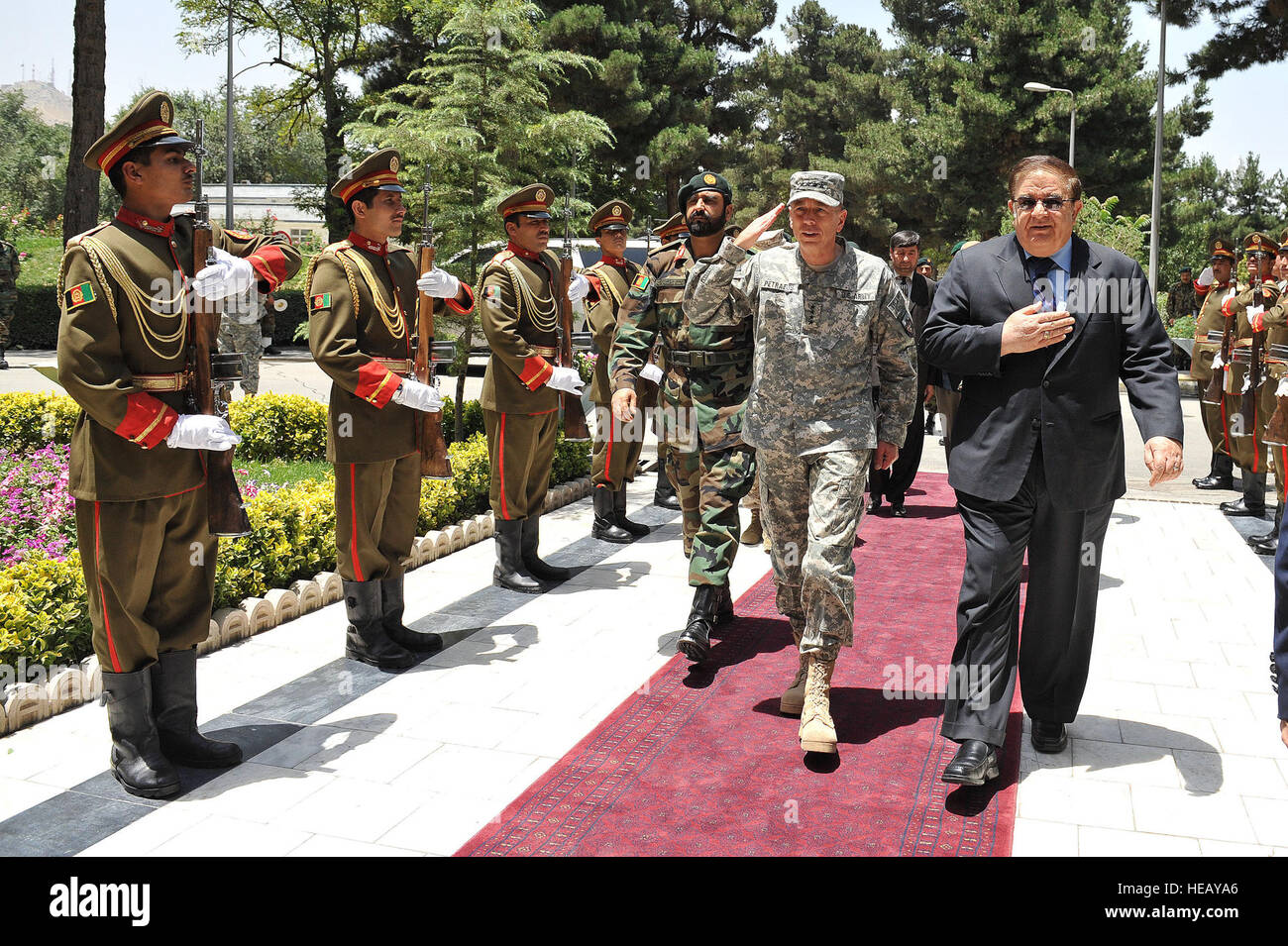 U.S. Army General David H. Petraeus, Commander, International Security ...