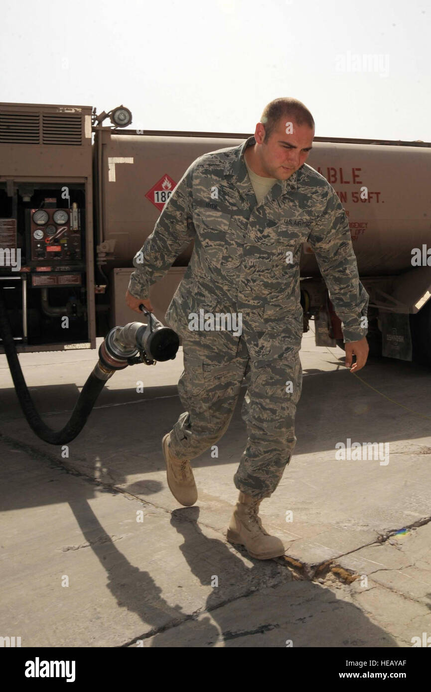 SATHER AIR BASE, Iraq – Senior Airman Eric Hyde, 447th Expeditionary ...