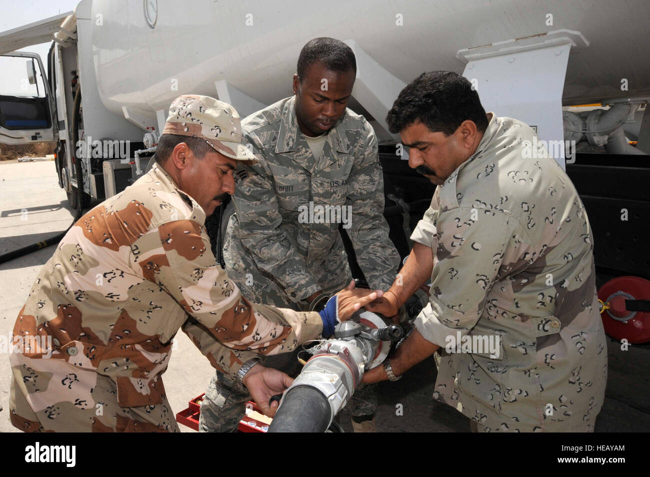 SATHER AIR BASE, Iraq – Senior Airman David Britt, 447th Expeditionary ...