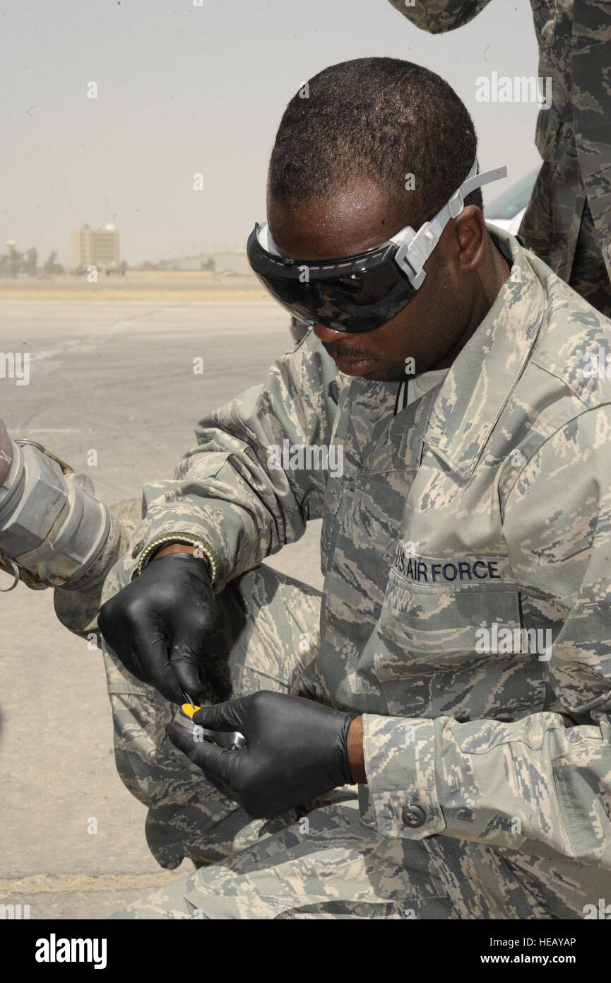 SATHER AIR BASE, Iraq – Senior Airman David Britt, 447th Expeditionary ...