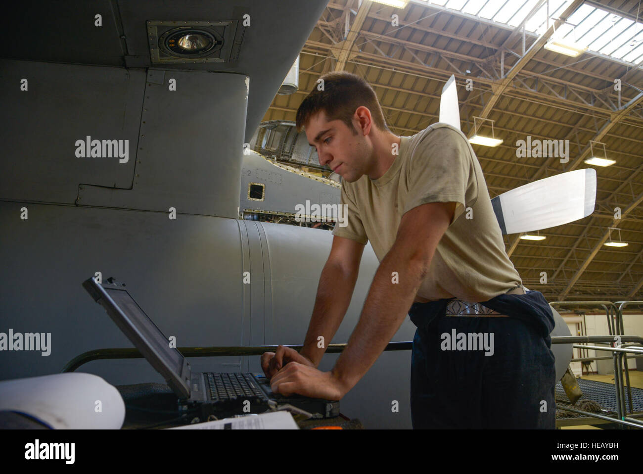 Airman 1st Class Jacob Lay, 374th Maintenance Squadron airspace ...