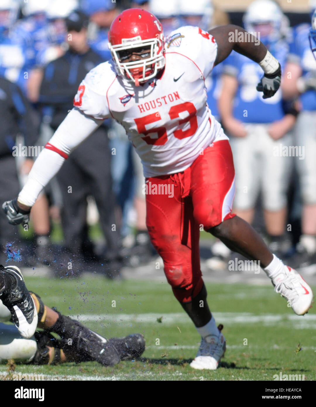 Under pressure, U.S. Air Force Academy quarterback Tim Jefferson looks ...