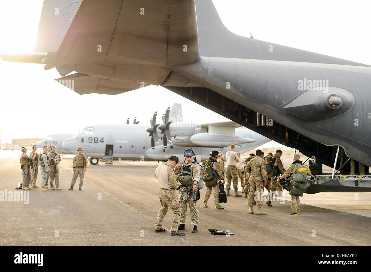 U.S. Air Force pararescuemen, 82nd Expeditionary Rescue Squadron (ERQS ...