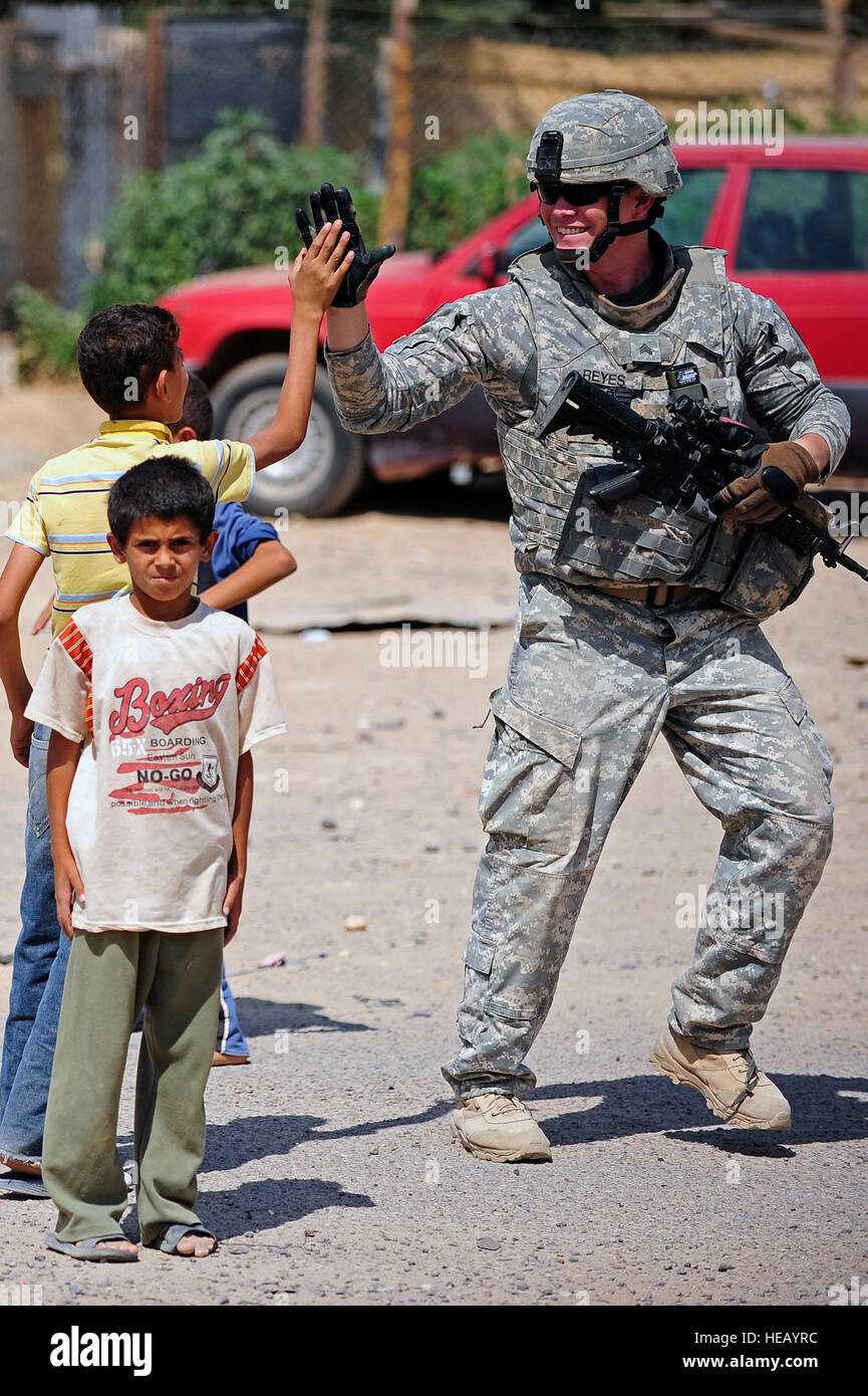 U.S. Army Sgt. Juan Reyes from the 25th Special Troops Battalion ...