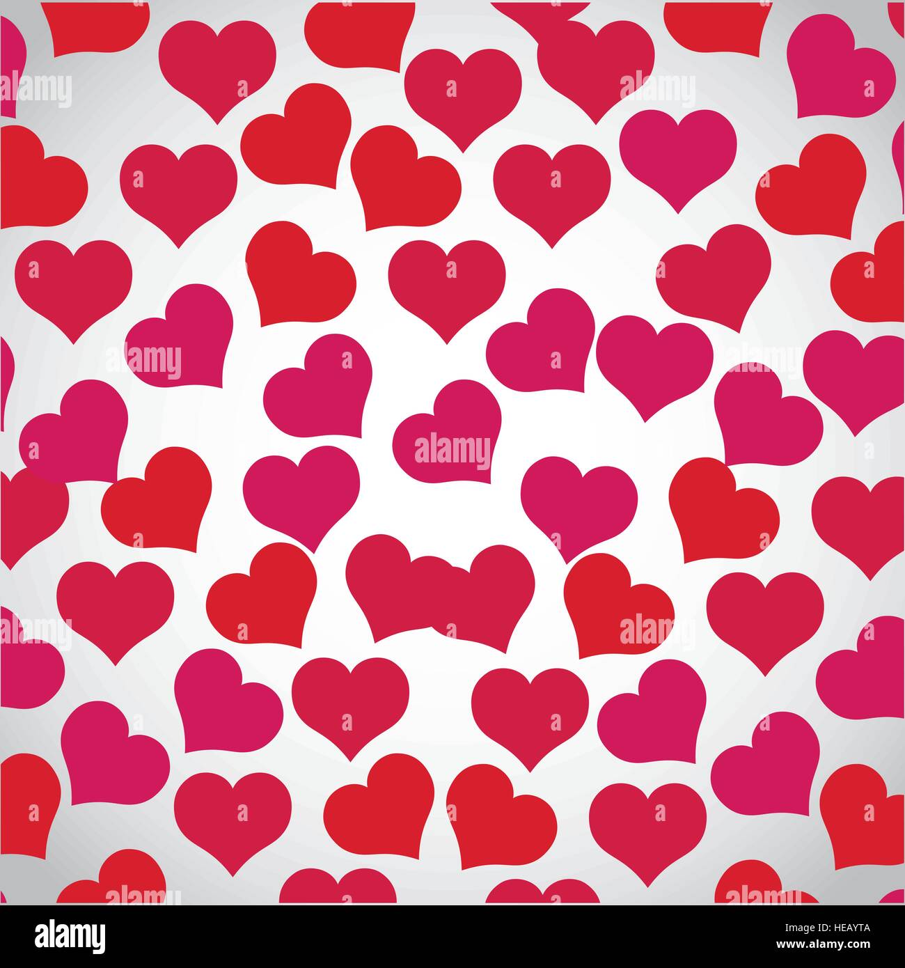 cartoon heart pattern love image vector illustration design Stock ...
