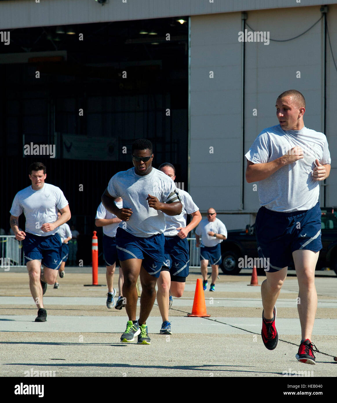U.S. Air Force Airmen from the 27th and 73rd Aerial Port Squadrons ...