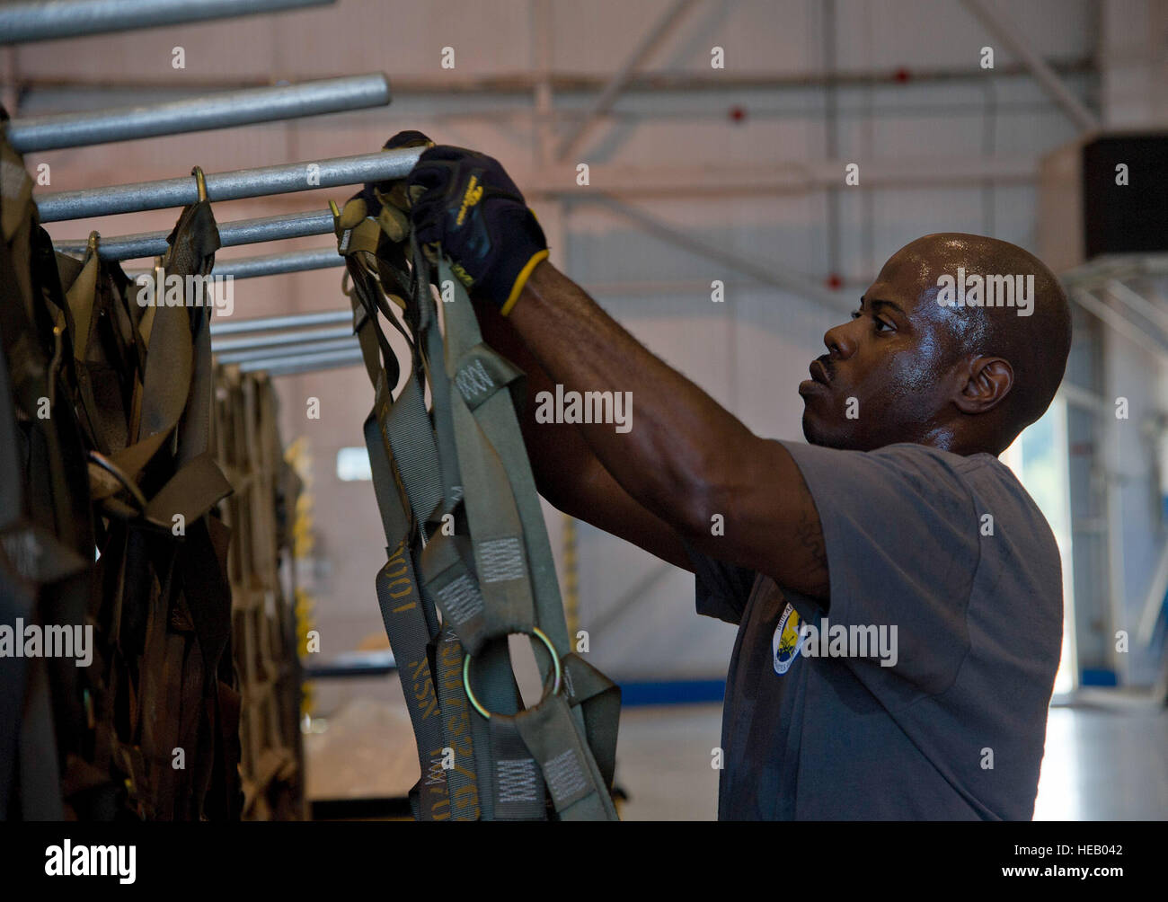 U.S. Air Force Tech. Sgt. Nathaniel Terrel, 86th Aerial Port Squadron ...