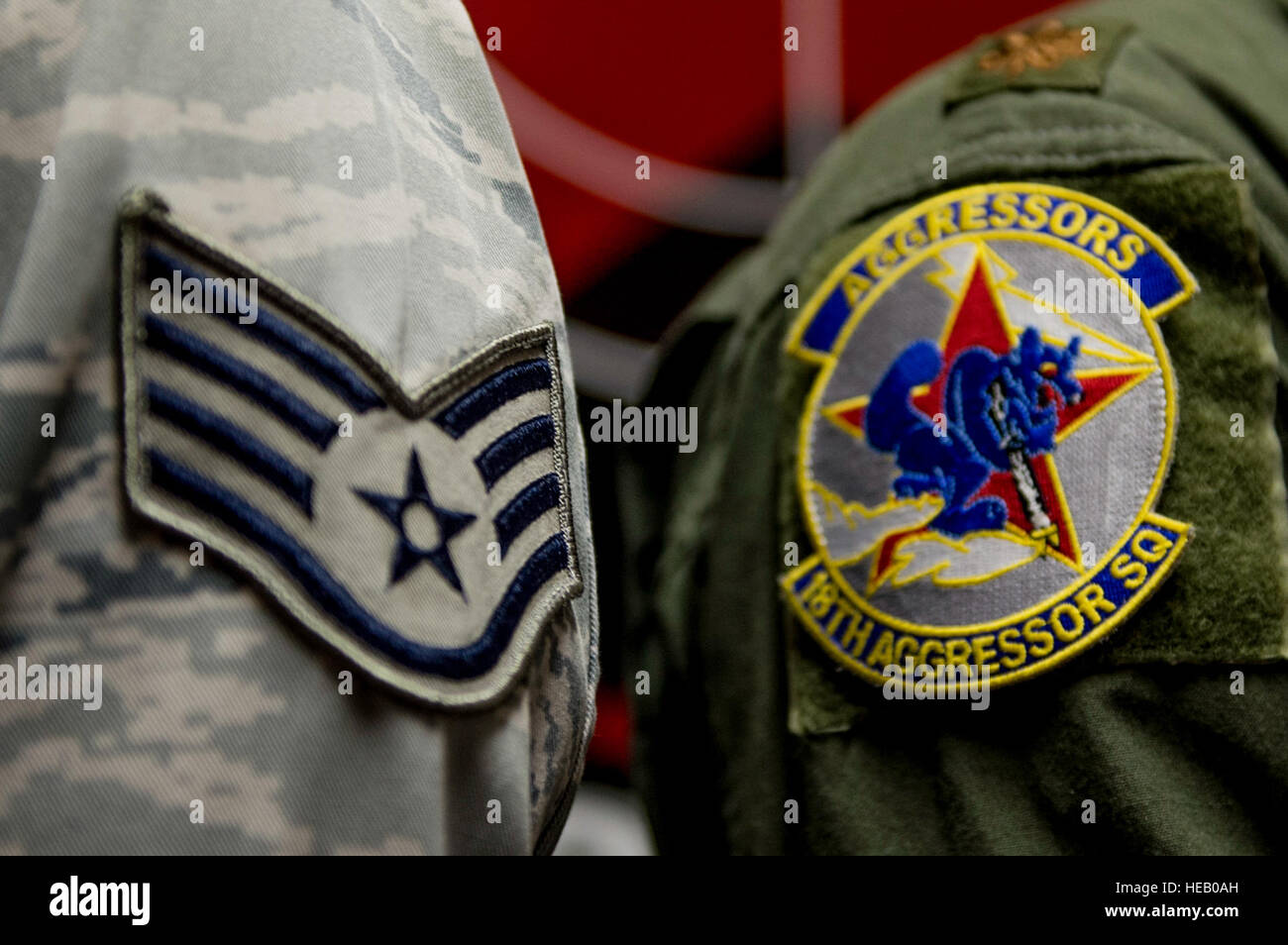 U.S. Air Force Staff Sgt. William Heines, an 18th Aggressor Squadron ...