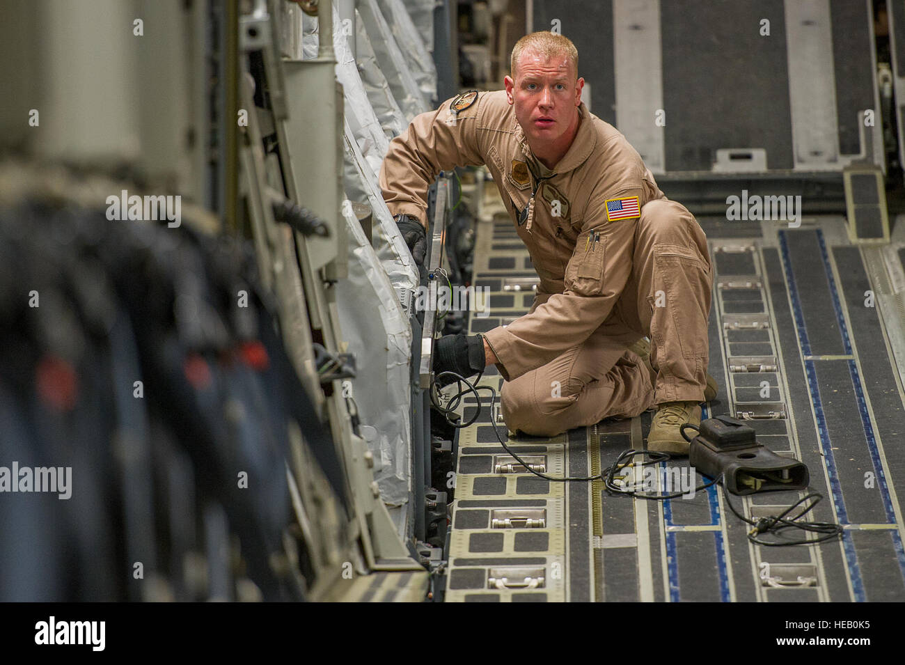 U.S. Air Force Staff Sgt. Justin Volkman, 816th Expeditionary Airlift ...