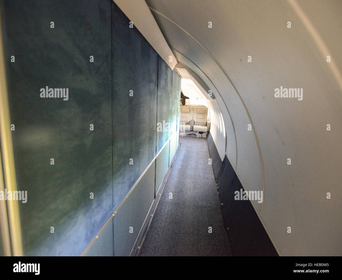 Internal images of a former 89th Airlift Wing C-9, which has not flown ...