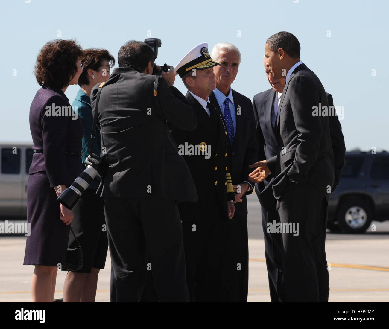 Adm. Eric Olsen, commander, Special Operations Command greets U.S ...
