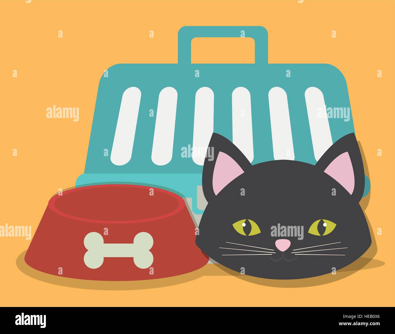 Pet carrier person Stock Vector Images - Alamy